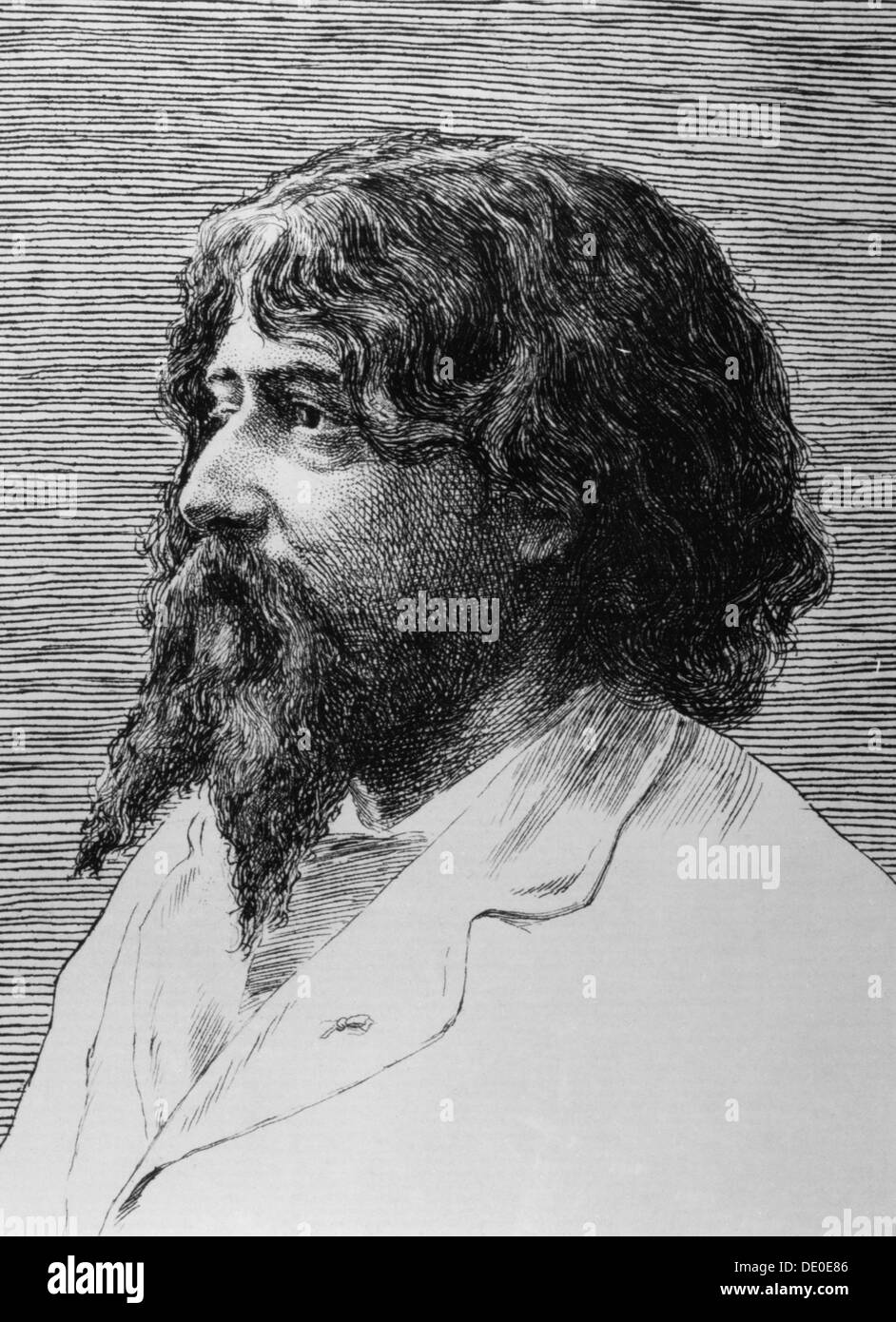 Alphonse daudet portrait Black and White Stock Photos & Images - Alamy