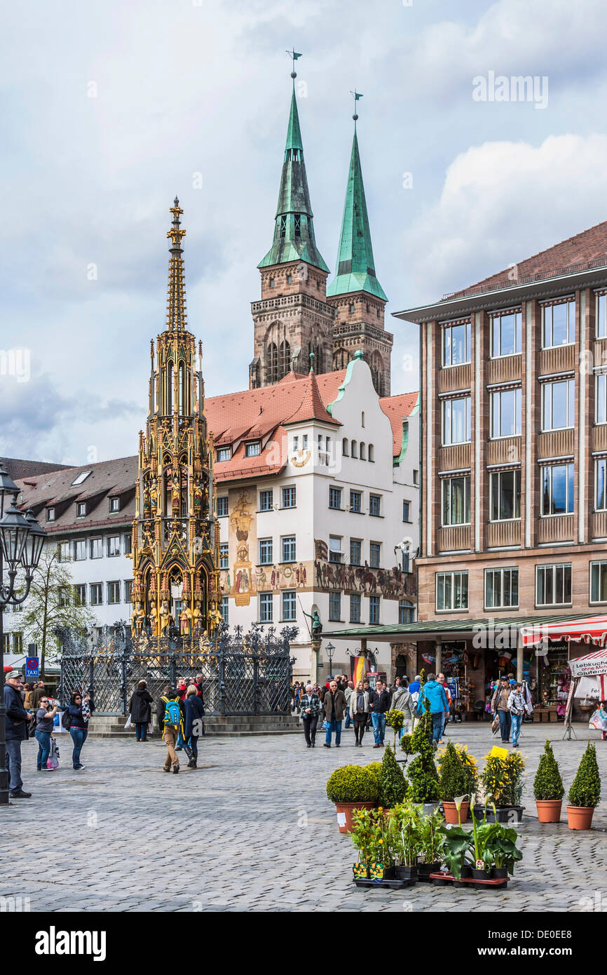 Hauptmarkt square nuremberg hi-res stock photography and images - Alamy