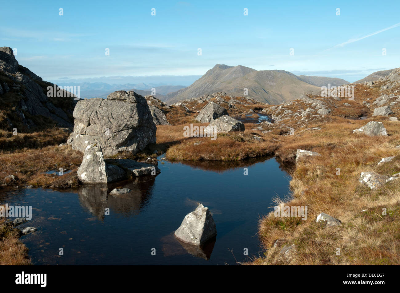 Beinn Sgritheall from the ridge of Druim Fada, near Arnisdale on Loch ...