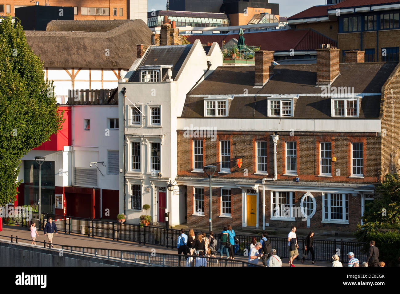 Riverside Houses, River Thames, London, England Stock Photo - Alamy