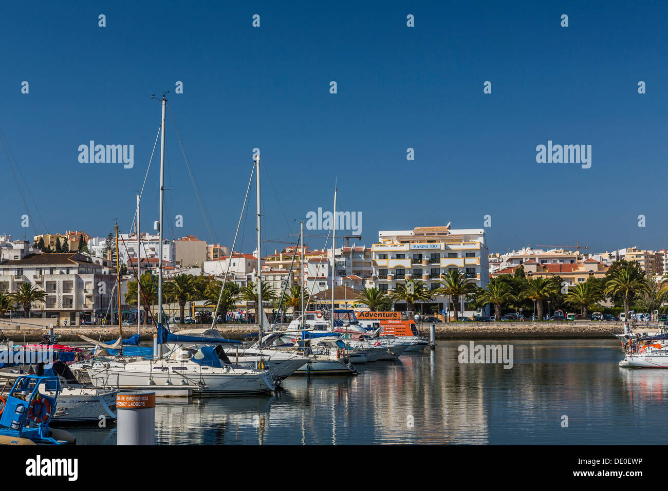 Marina, port, Lagos, Algarve, Portugal, Europe Stock Photo - Alamy