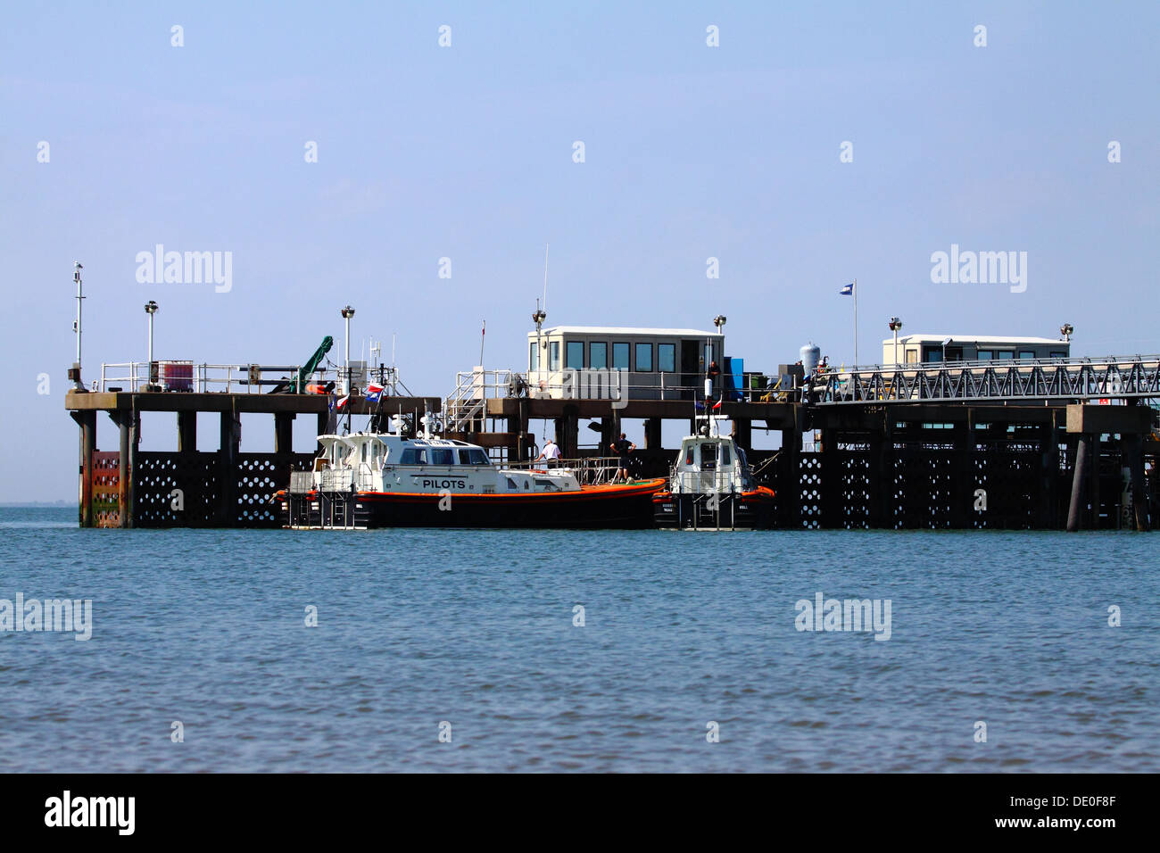 Spurn Point Coastguard Pilots station Stock Photo - Alamy