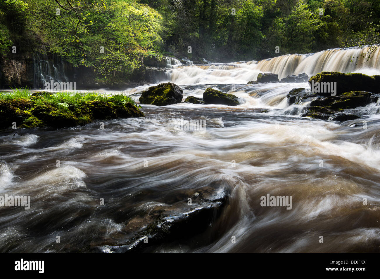 Upper Aysgarth falls in Yorkshire Dales National park Stock Photo - Alamy