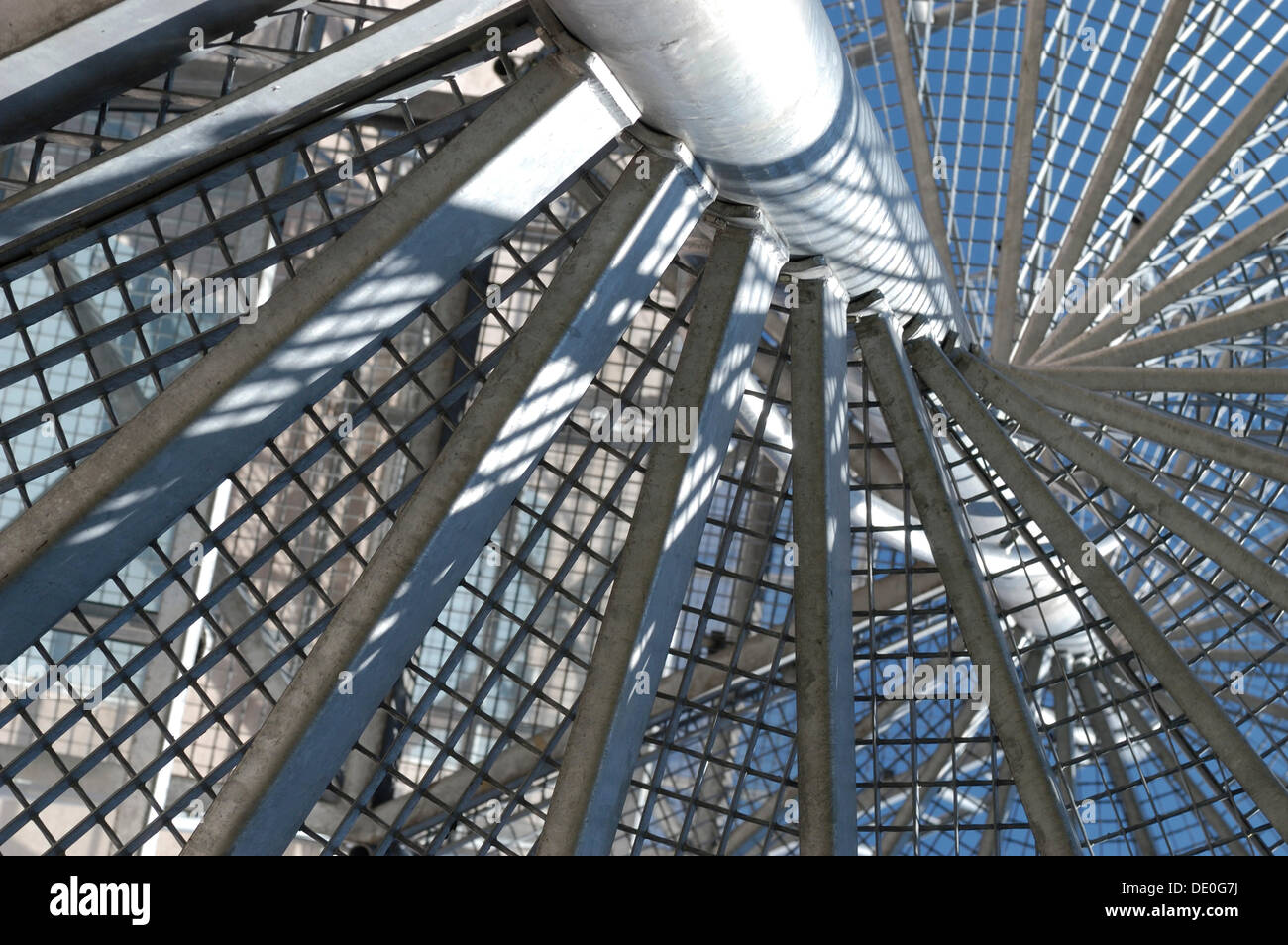 Circular staircase made of metal Stock Photo - Alamy