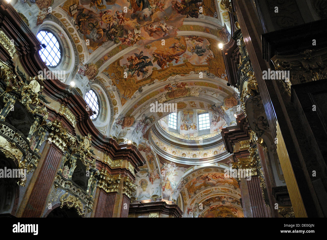 Melk abbey church hi-res stock photography and images - Alamy