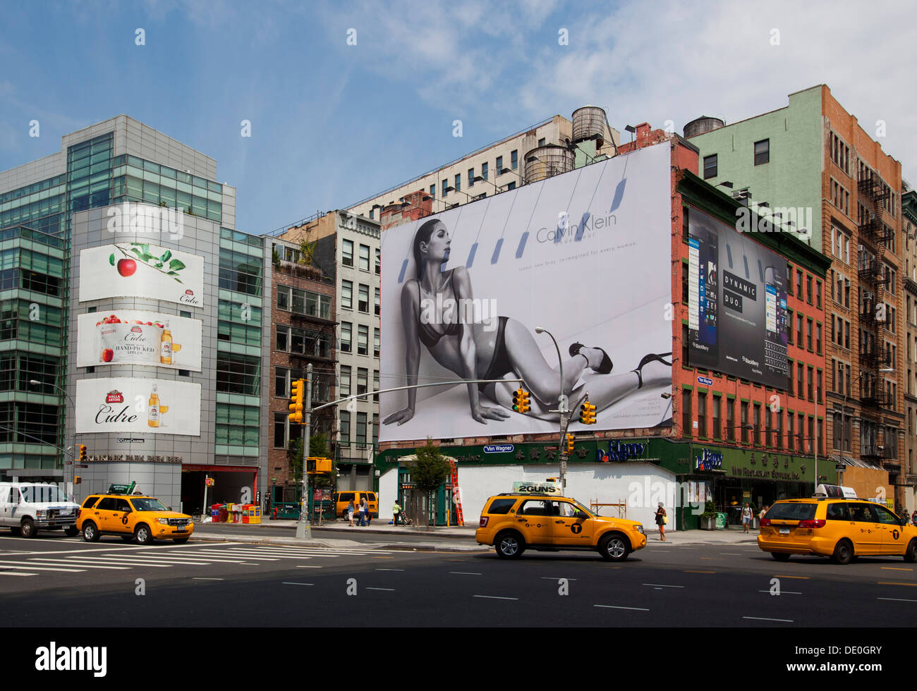 Houston Street, Manhattan, New York, United States of America Stock ...