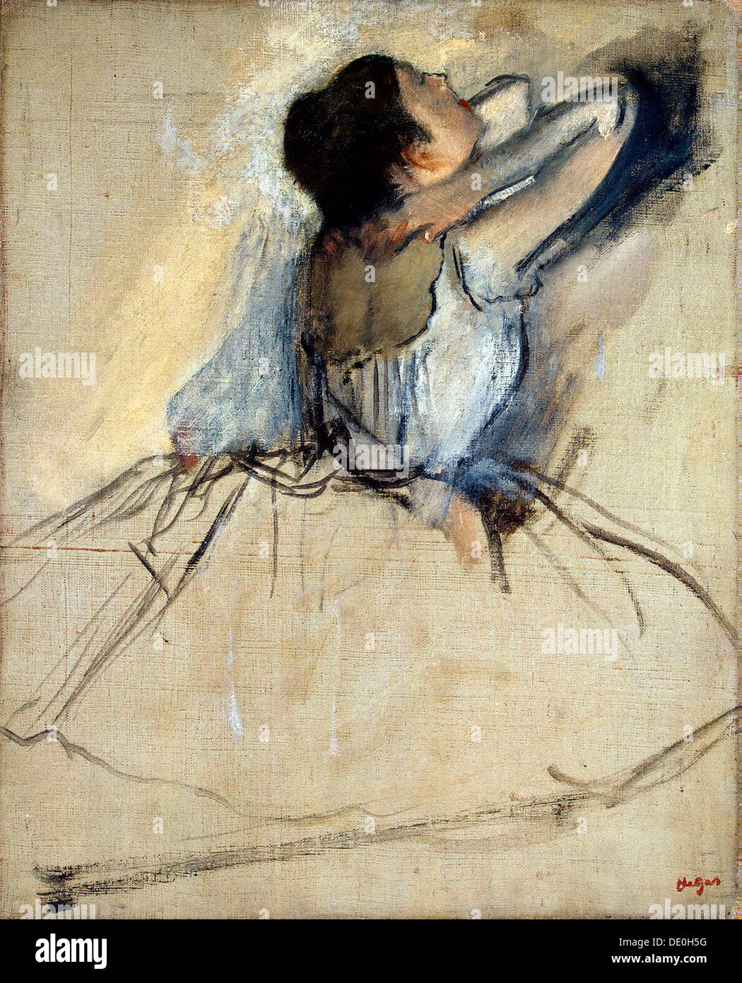 'Dancer', c1874. Artist: Edgar Degas Stock Photo - Alamy