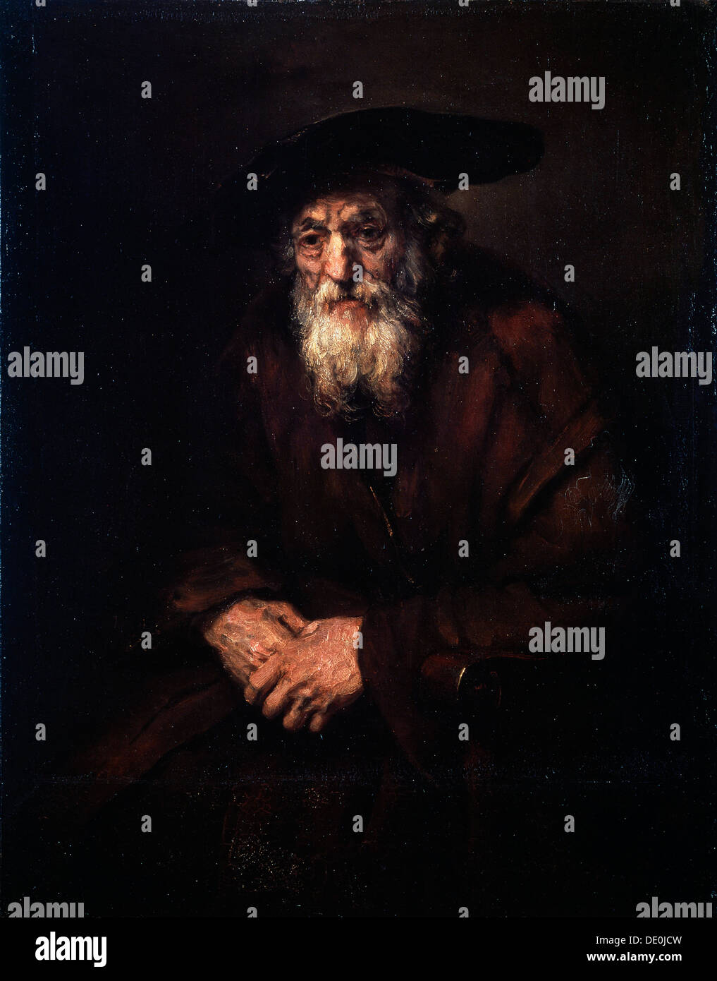 'Portrait of an Old Jew', 1654. Artist: Rembrandt Harmensz van Rijn ...