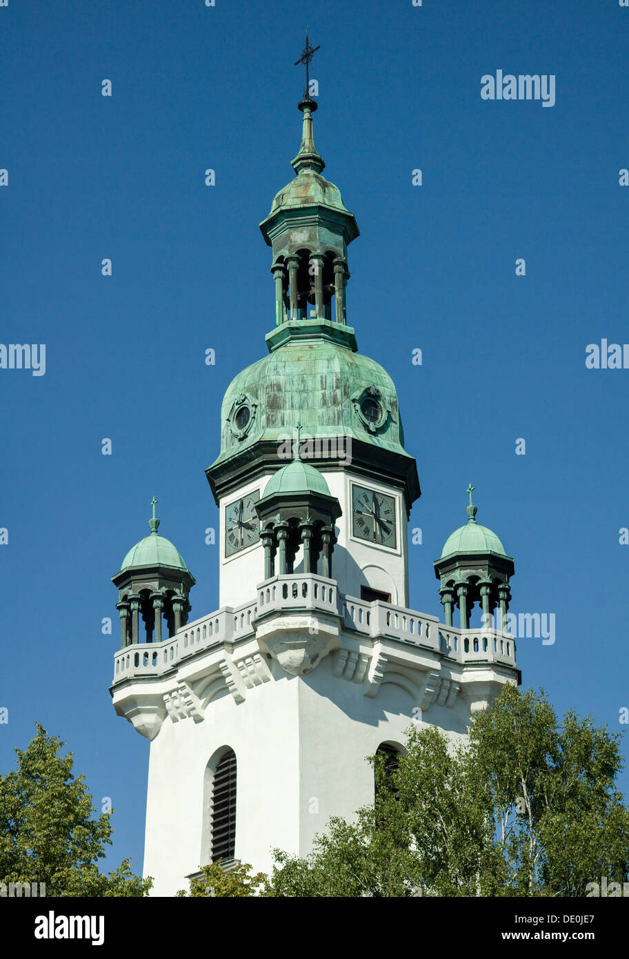 Cross on tower hi-res stock photography and images - Alamy