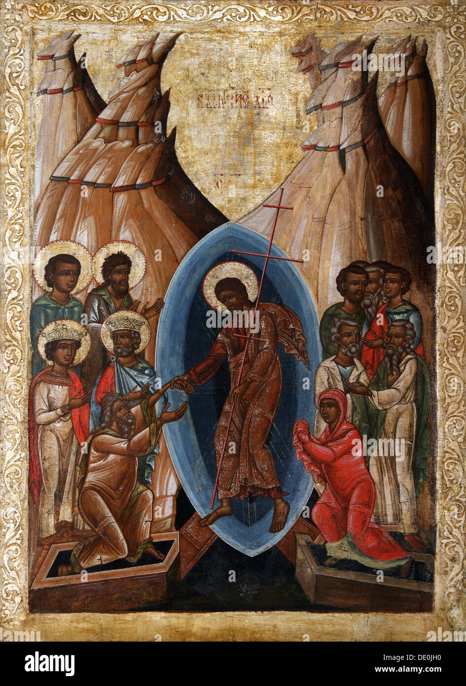 Icon, the harrowing of hell hi-res stock photography and images - Alamy