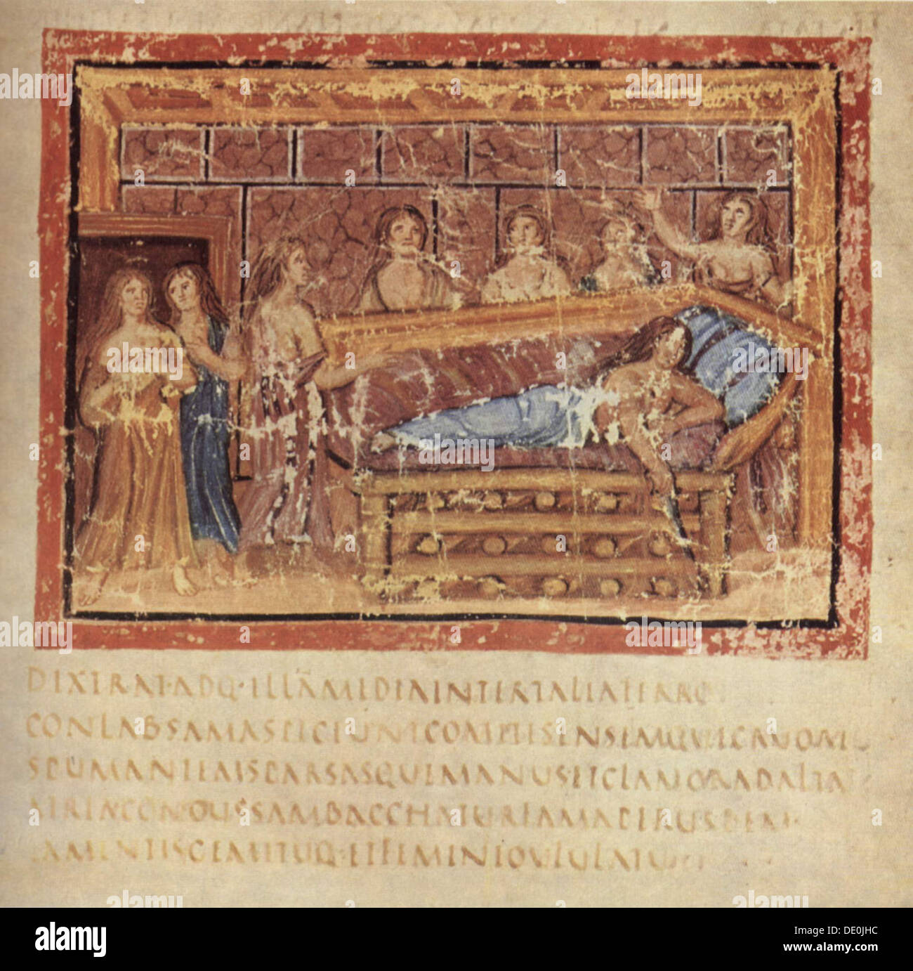 The Death of Dido, ca 400. Artist: Master of the Vatican Vergil (active ...