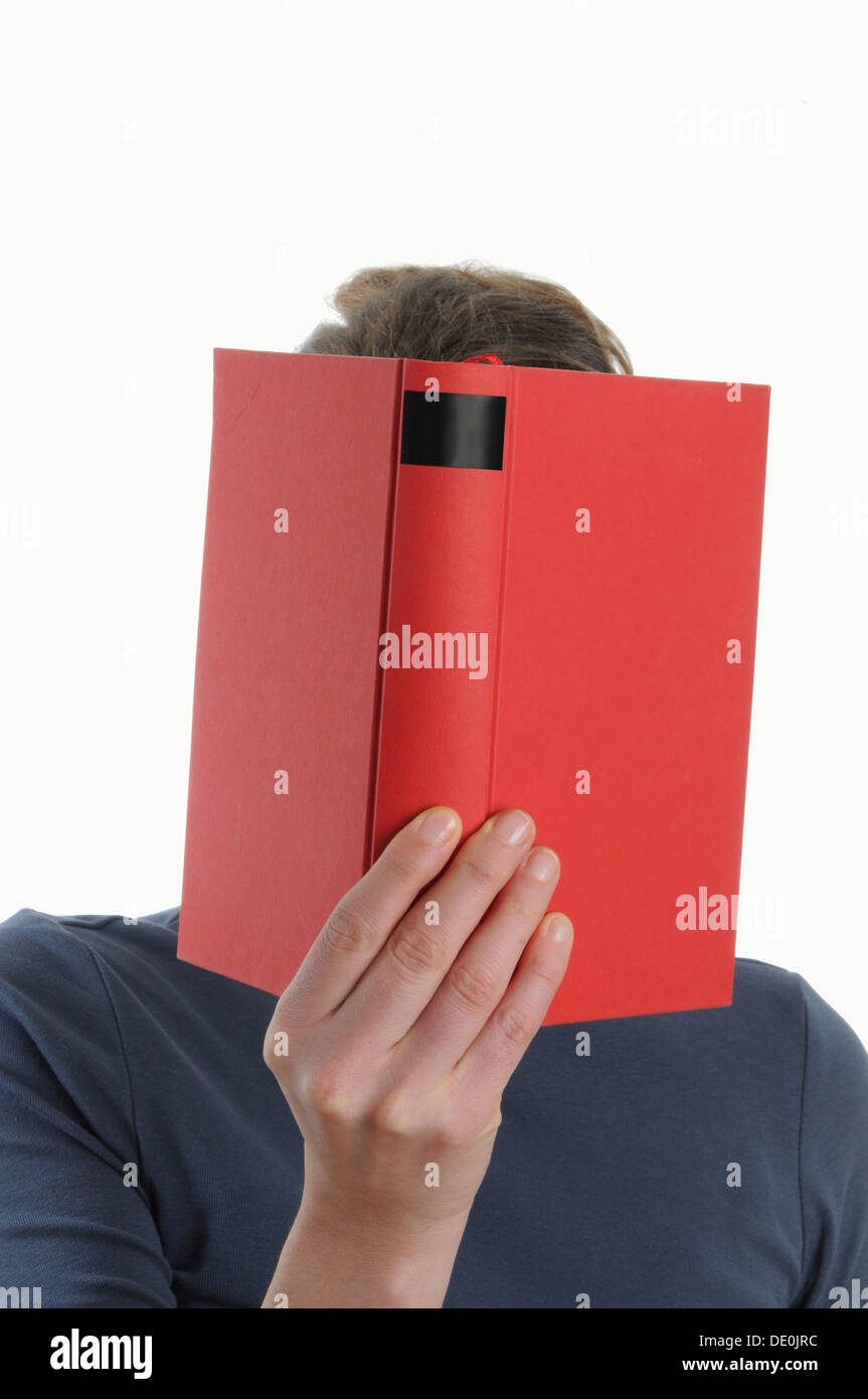 Woman face hidden book hi-res stock photography and images - Alamy
