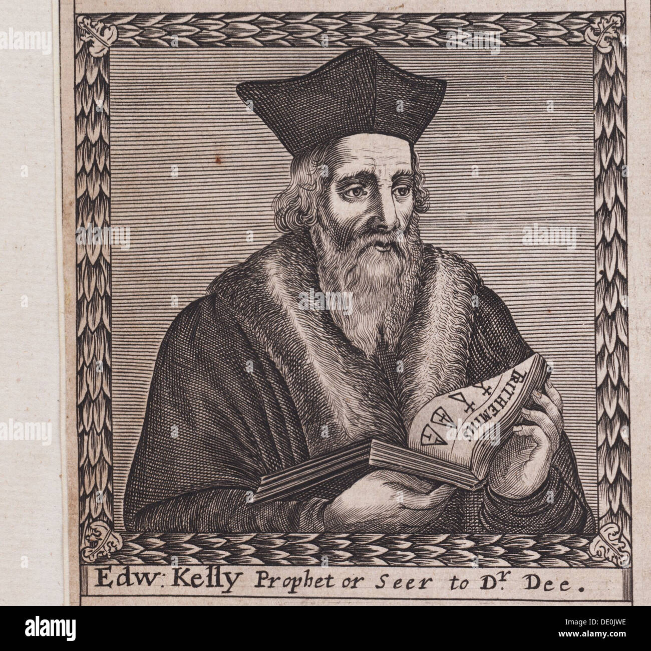 Edward Kelley (From: The order of the Inspirati), 1659. Artist ...