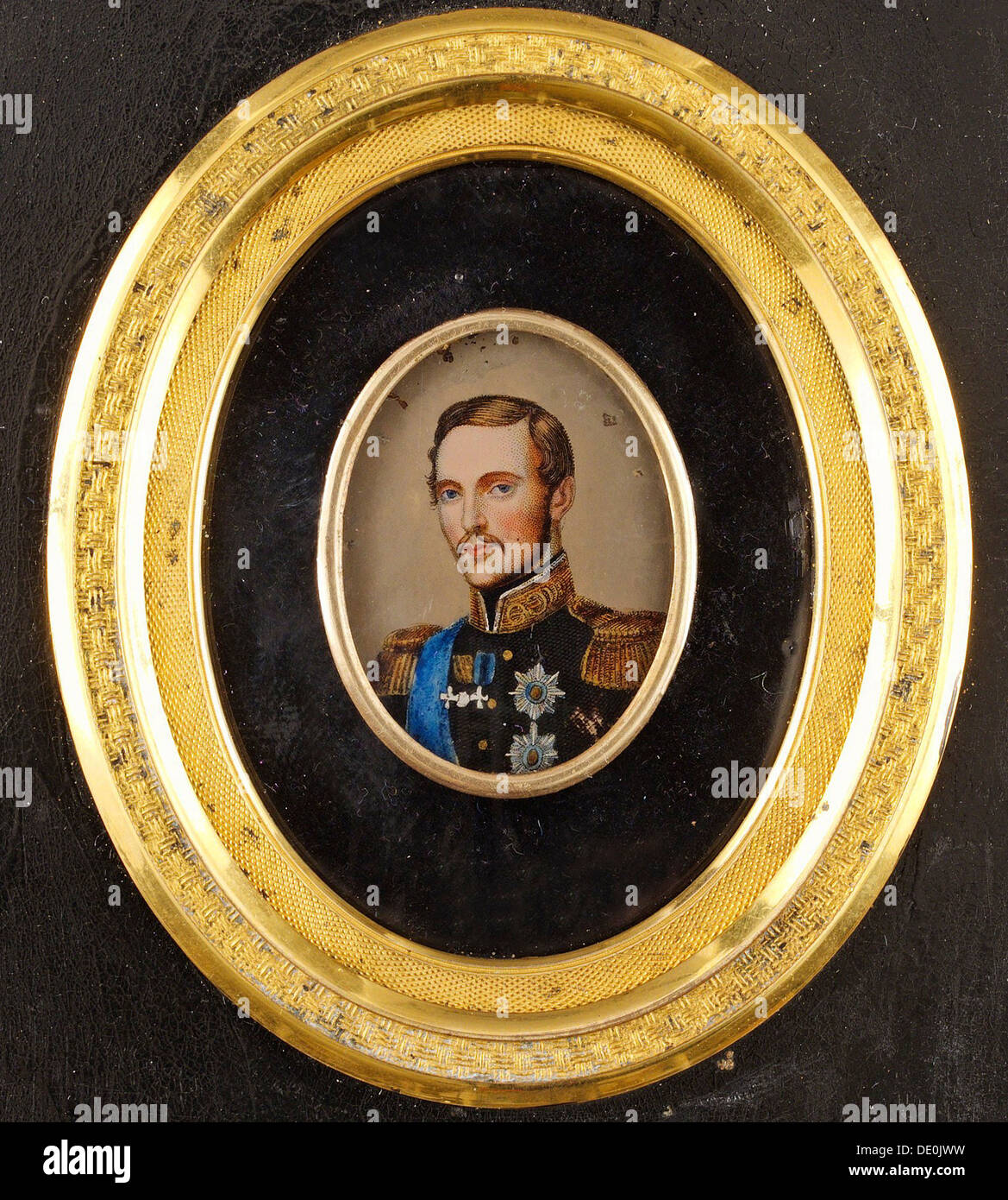 Portrait of Emperor Alexander II (1818-1881), 1840s. Artist: Anonymous ...