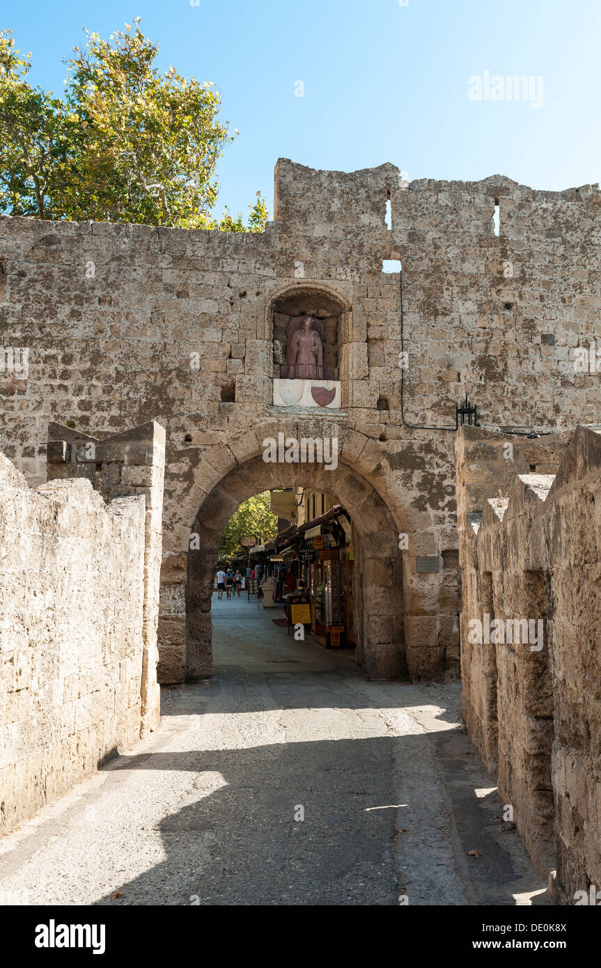 Rhodes st anthony gate hi-res stock photography and images - Alamy