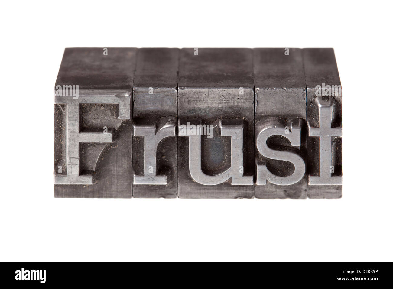 Old lead letters lettering Cut Out Stock Images & Pictures - Alamy