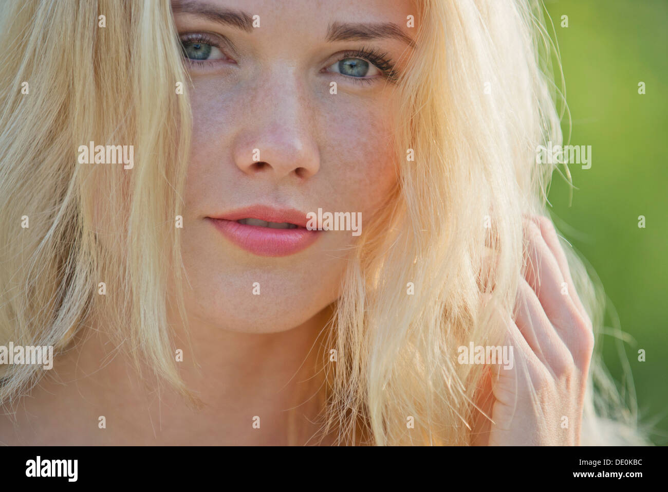 Young woman, close-up Stock Photo - Alamy