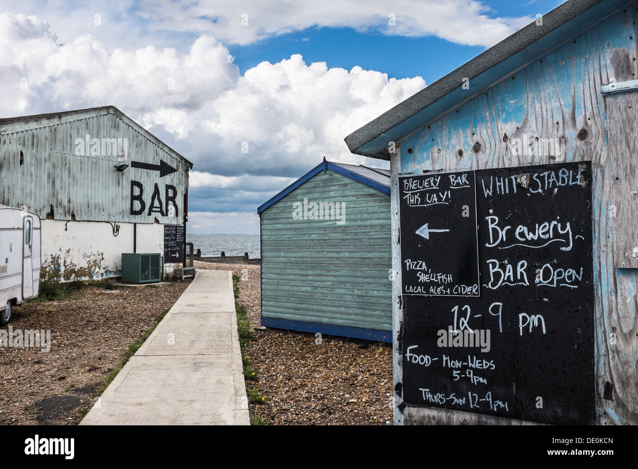Restaurant and bar signs on the beach hi-res stock photography and ...