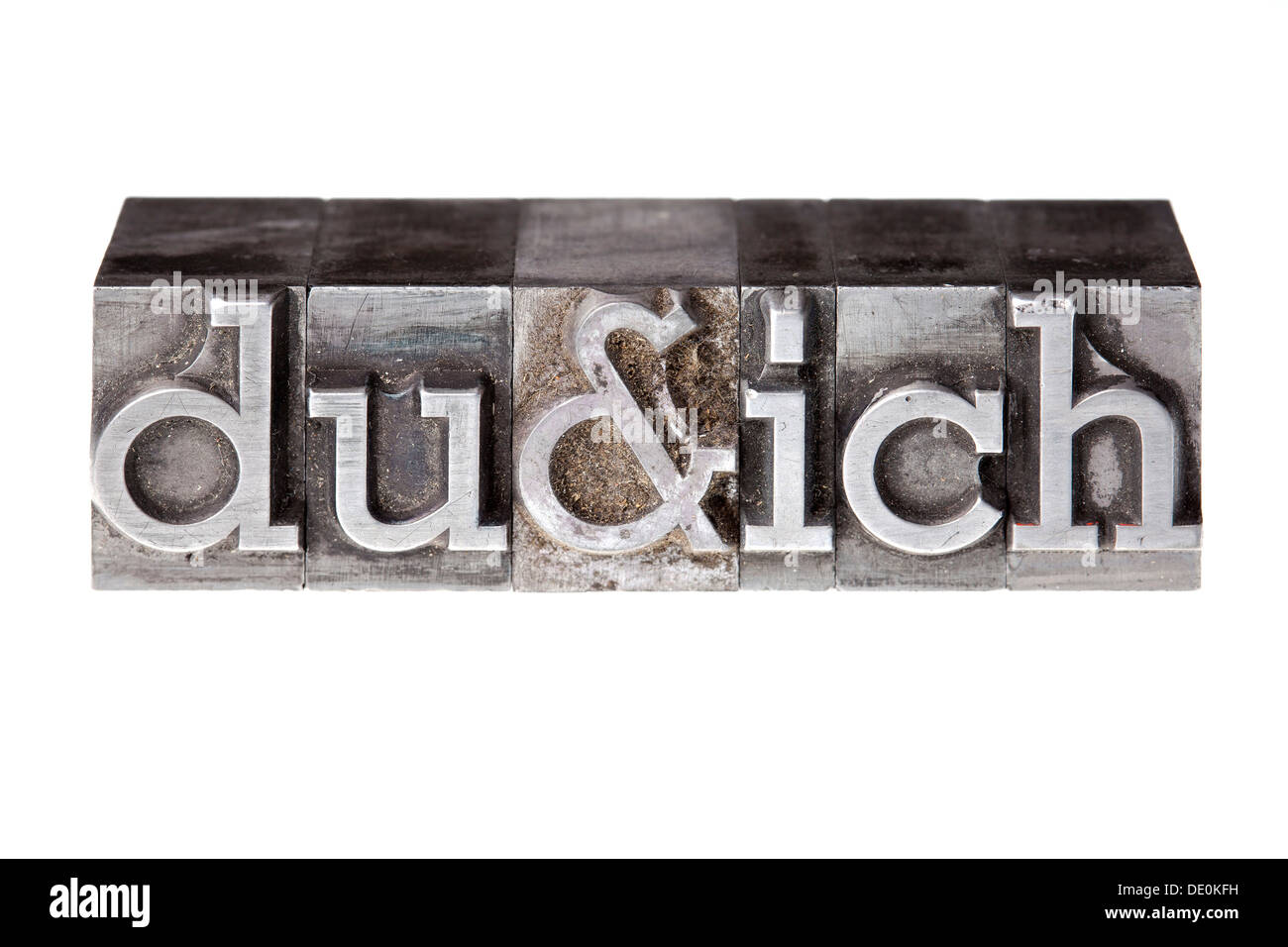 Du letters hi-res stock photography and images - Alamy