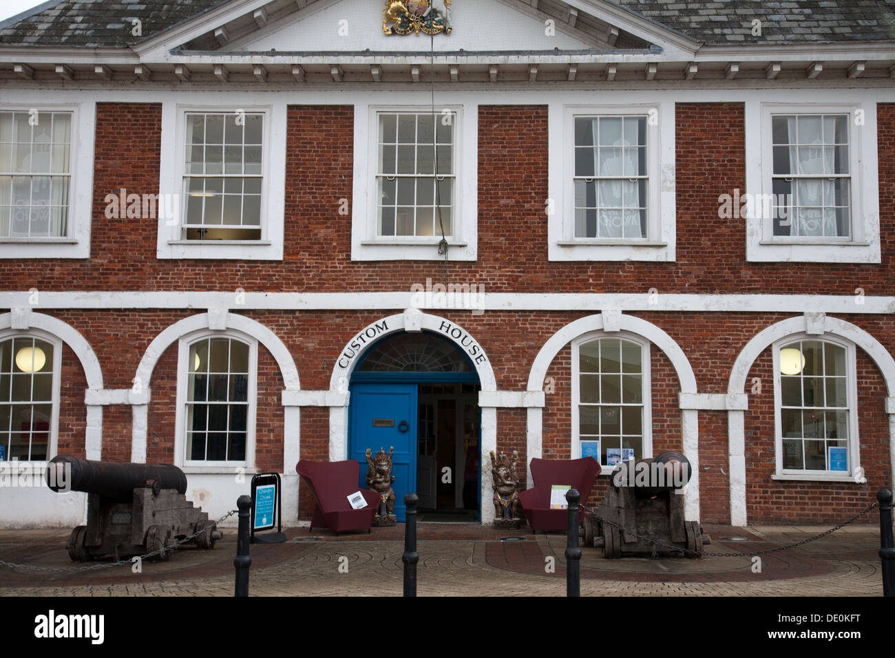 Custom House Exeter Quay, Exeter, Devon, England, United Kingdom Stock ...