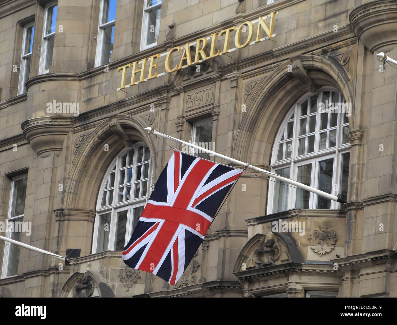 The Carlton Hotel, North Bridge, Edinburgh, Scotland, UK Stock Photo ...