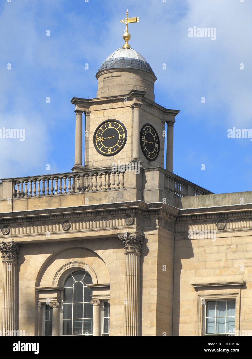 Clock Tower of The General Register House, Princes Street, Edinburgh ...
