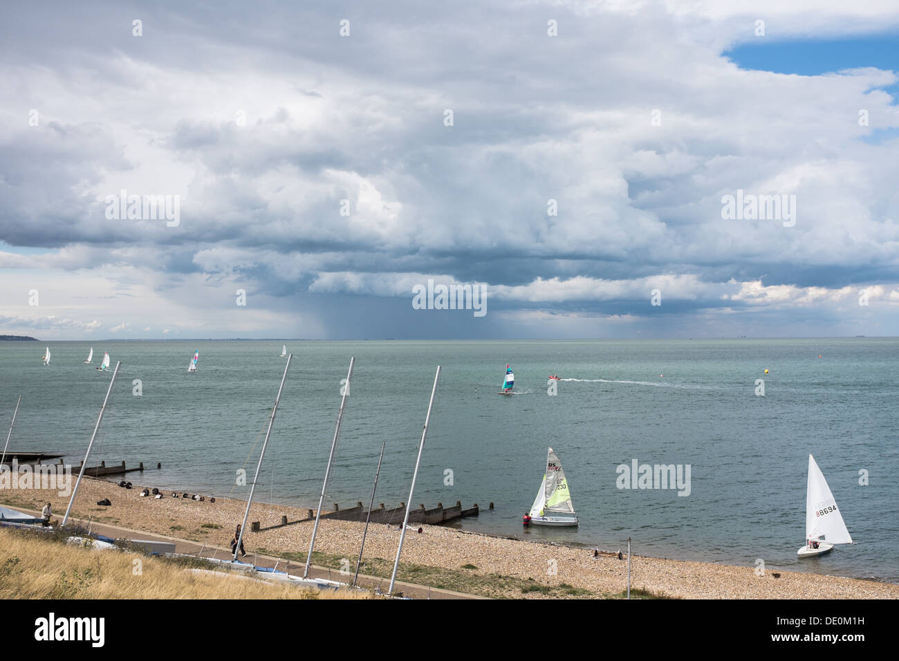 Sailing, Tankerton / Whitstable, Kent, UK Stock Photo - Alamy