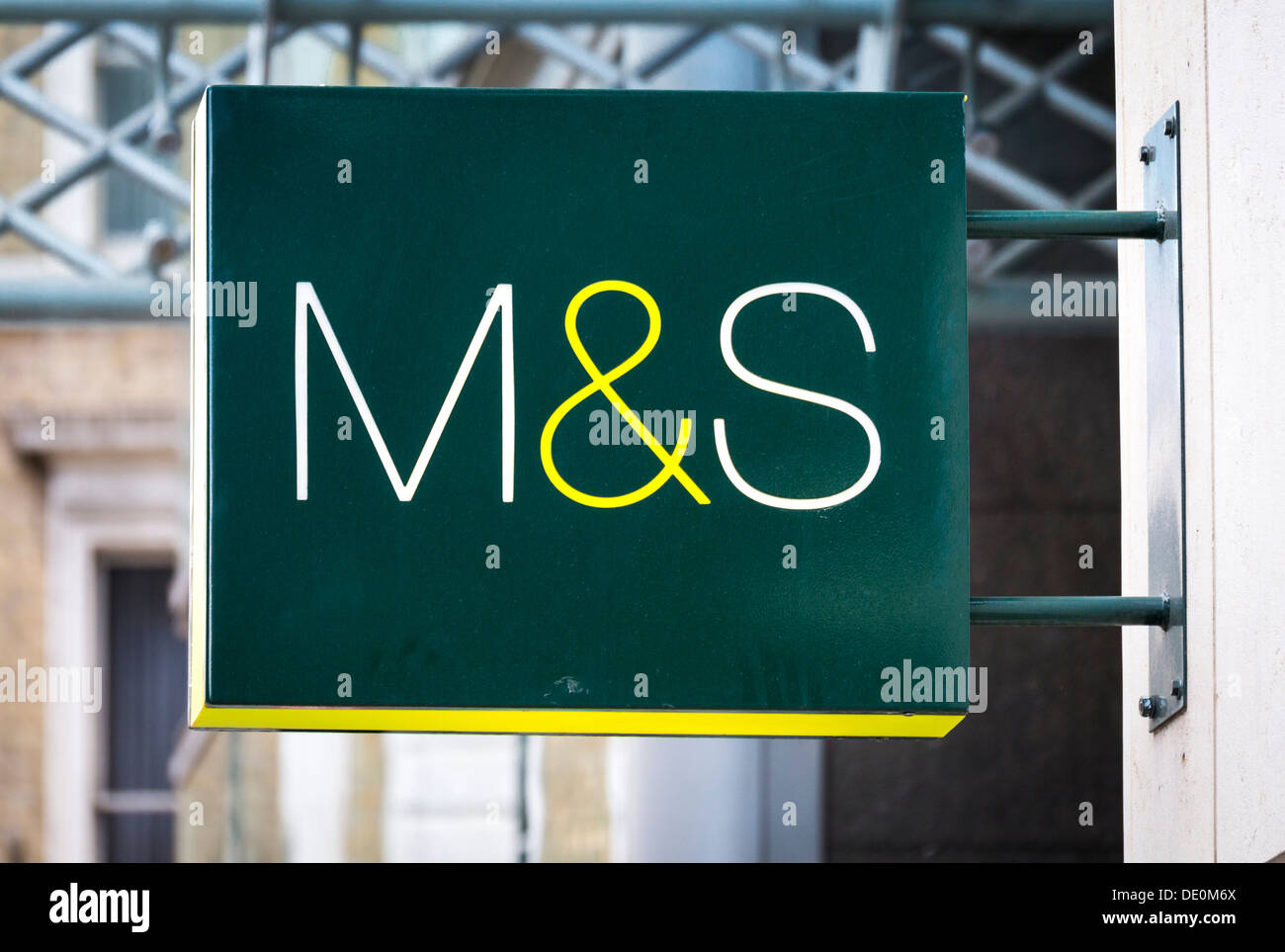 Marks and Spencer Sign Stock Photo - Alamy