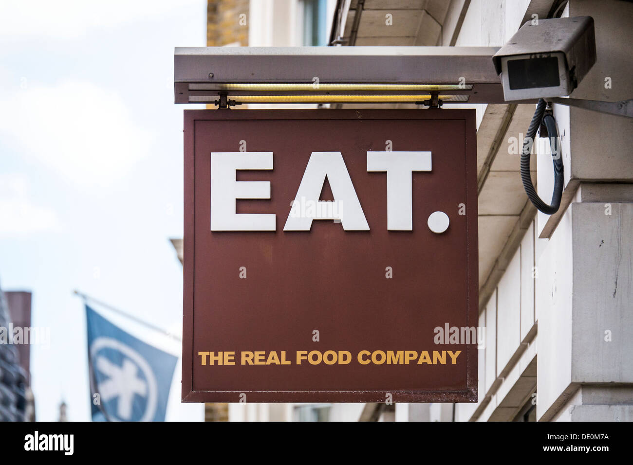 EAT. Sandwich Shop Sign Stock Photo - Alamy