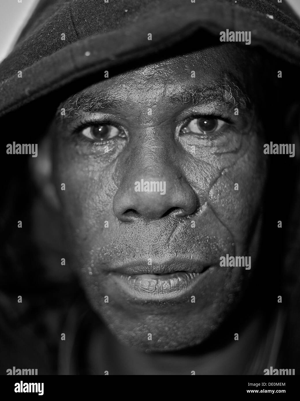 Indian man portrait Black and White Stock Photos & Images - Alamy