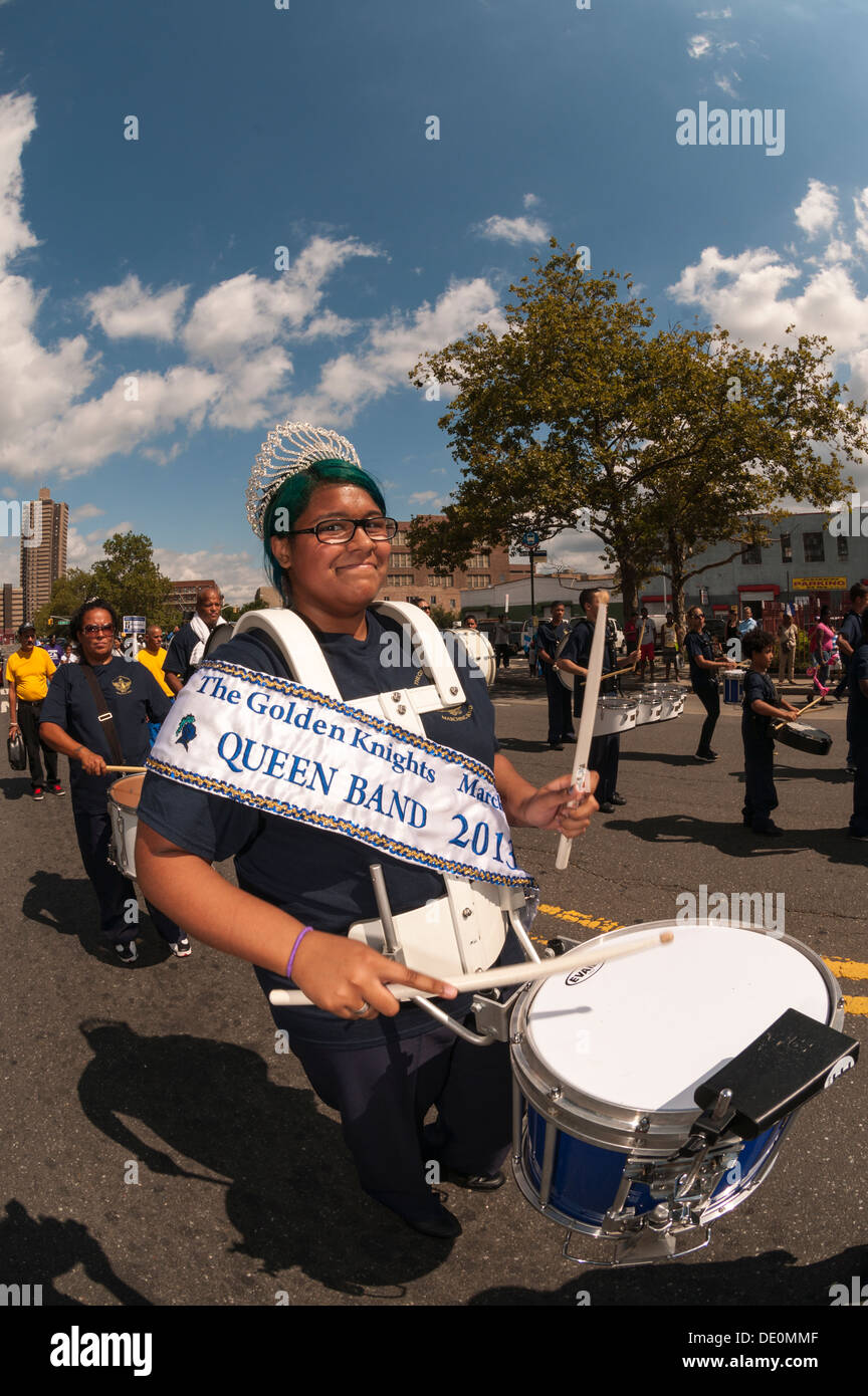The Golden Knights marching band in the International Honduran and ...