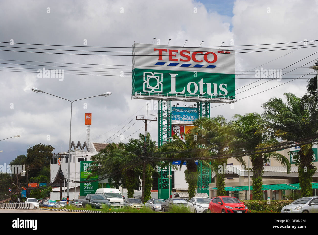 Tesco lotus sign hi-res stock photography and images - Alamy
