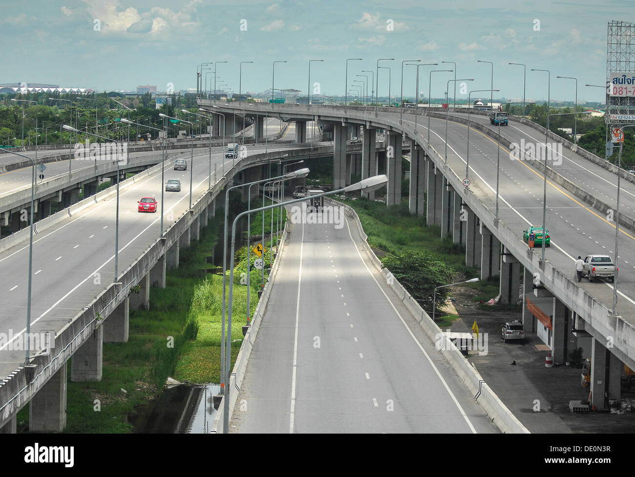 Empty motorway hi-res stock photography and images - Alamy