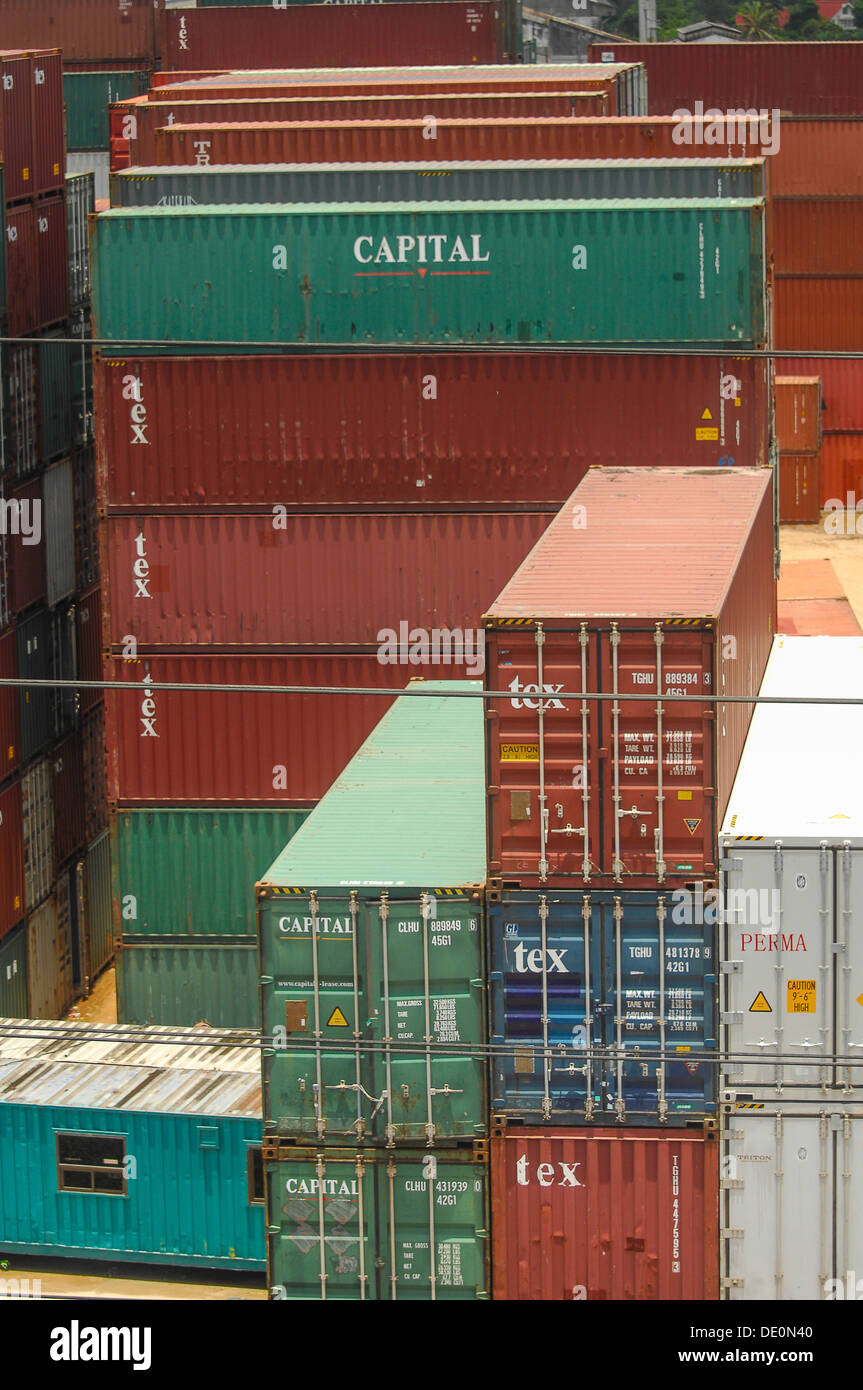 Steel containers hi-res stock photography and images - Alamy