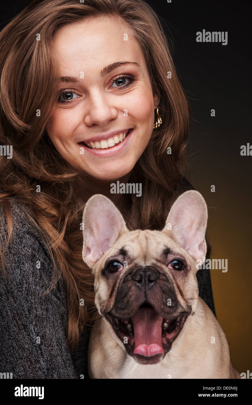 Frenchie girl hi-res stock photography and images - Alamy