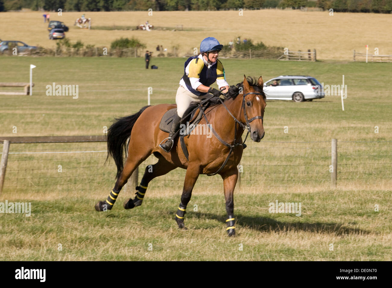 Warwickshire Hunt British equestrian Team Chase and Hunter trials Stock ...