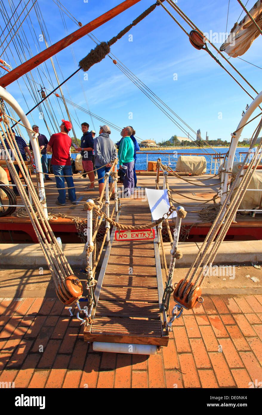 Dutch Tall Ships docked wharf Port River old sailing boats yachts ...