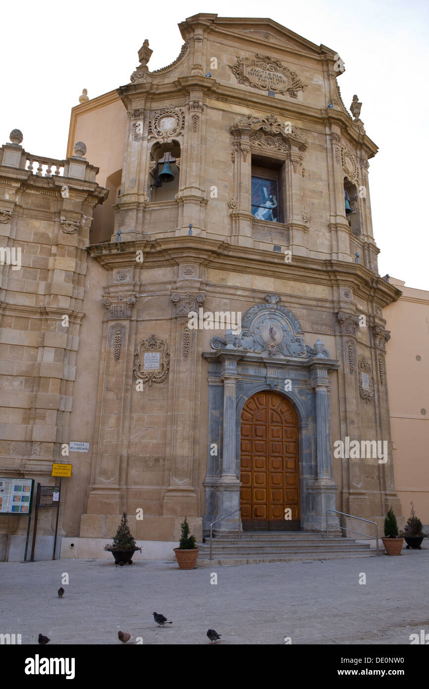 Church of Addolorata in Marsala in the province of Trapani, Sicily ...