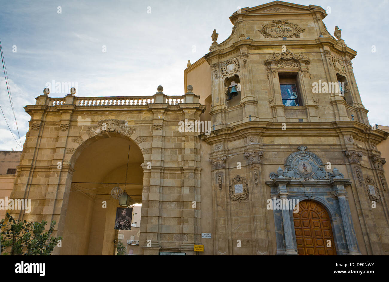 Church of Addolorata in Marsala in the province of Trapani, Sicily ...