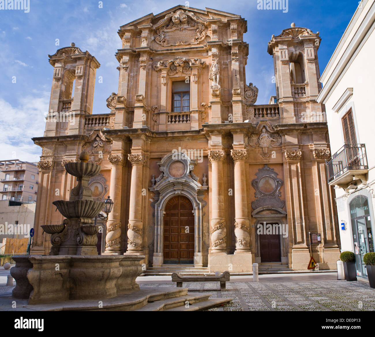 Church of the Purgatory in Marsala in the province of Trapani, Sicily ...