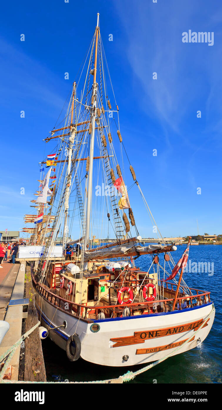 Dutch Tall Ships docked Port River old sailing boats yachts historical ...