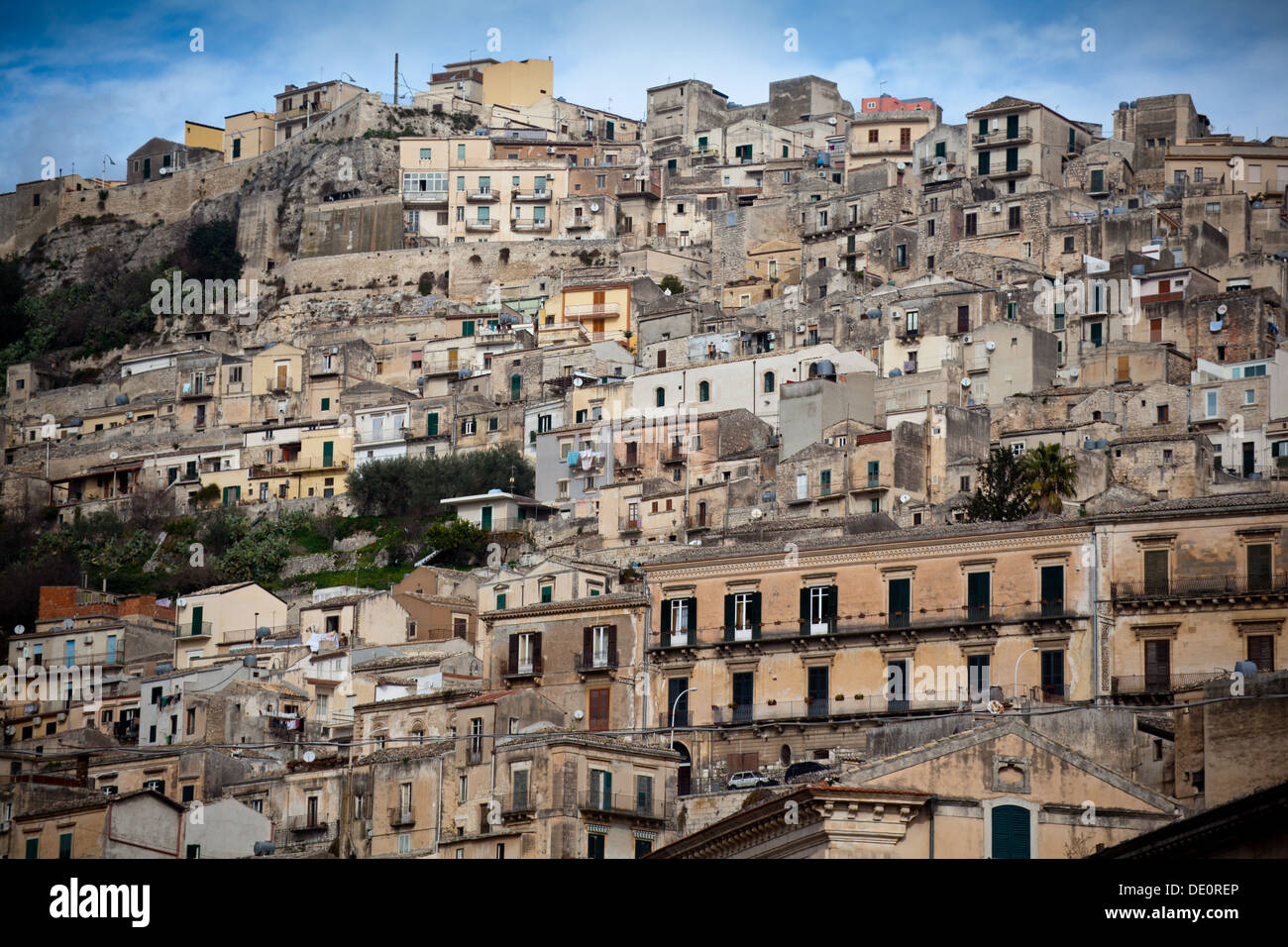 The town of Modica in the Province of Ragusa, Sicily Stock Photo - Alamy