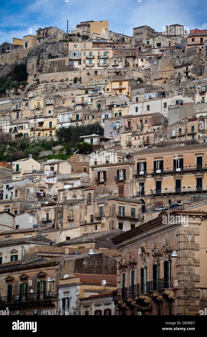 The town of Modica in the Province of Ragusa, Sicily Stock Photo - Alamy