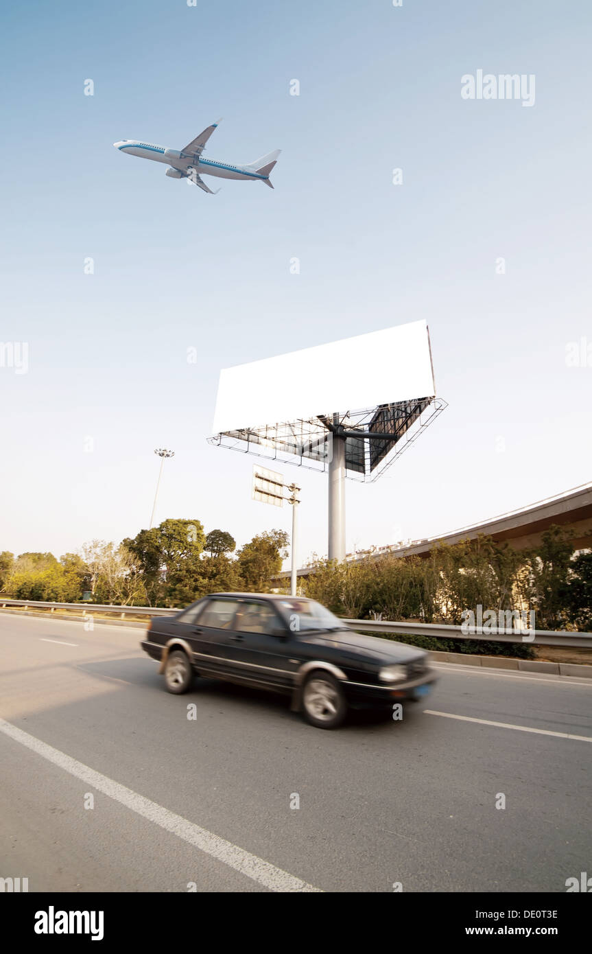 Blue billboards hi-res stock photography and images - Alamy