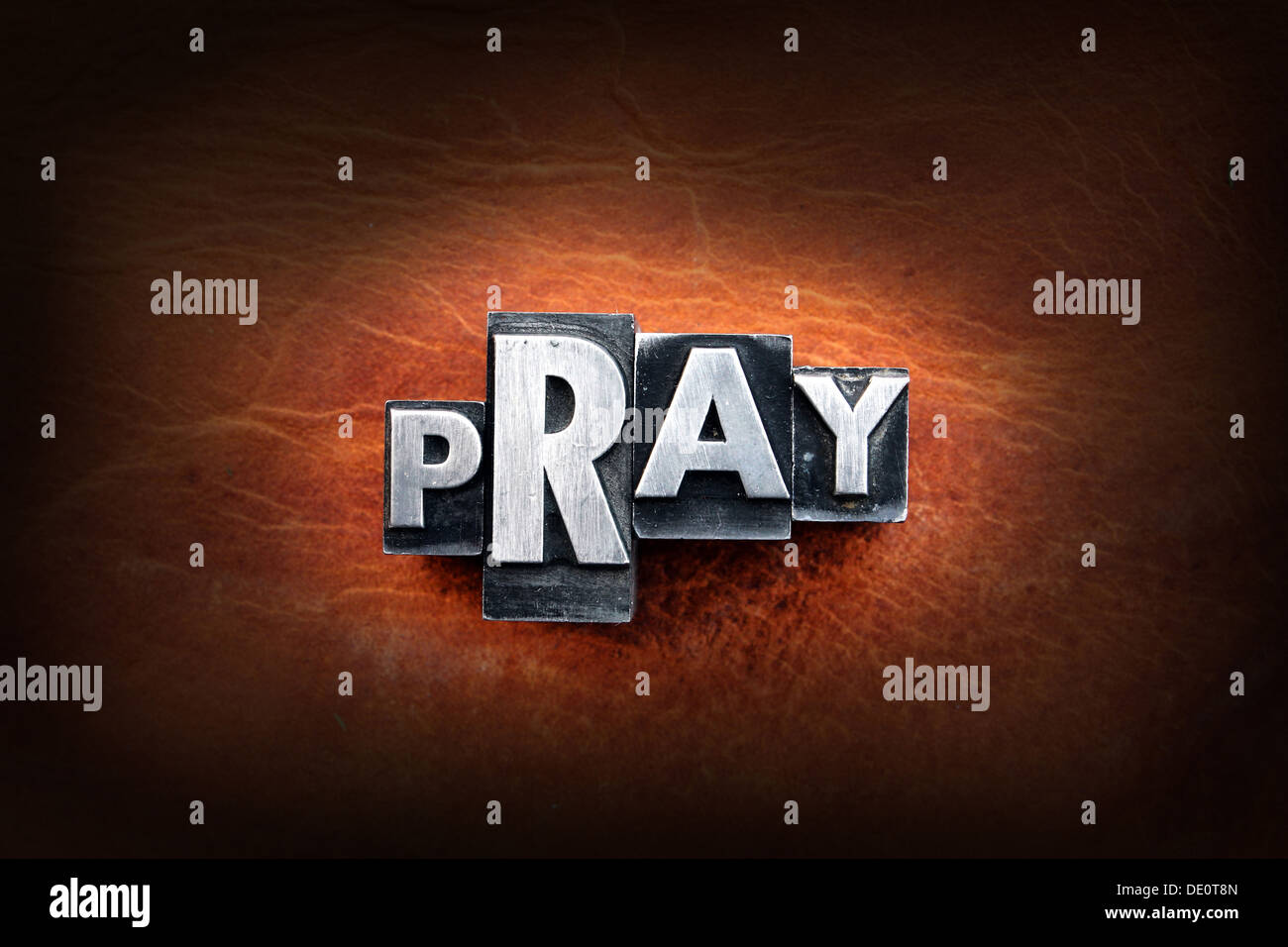 Pray in block letters hi-res stock photography and images - Alamy