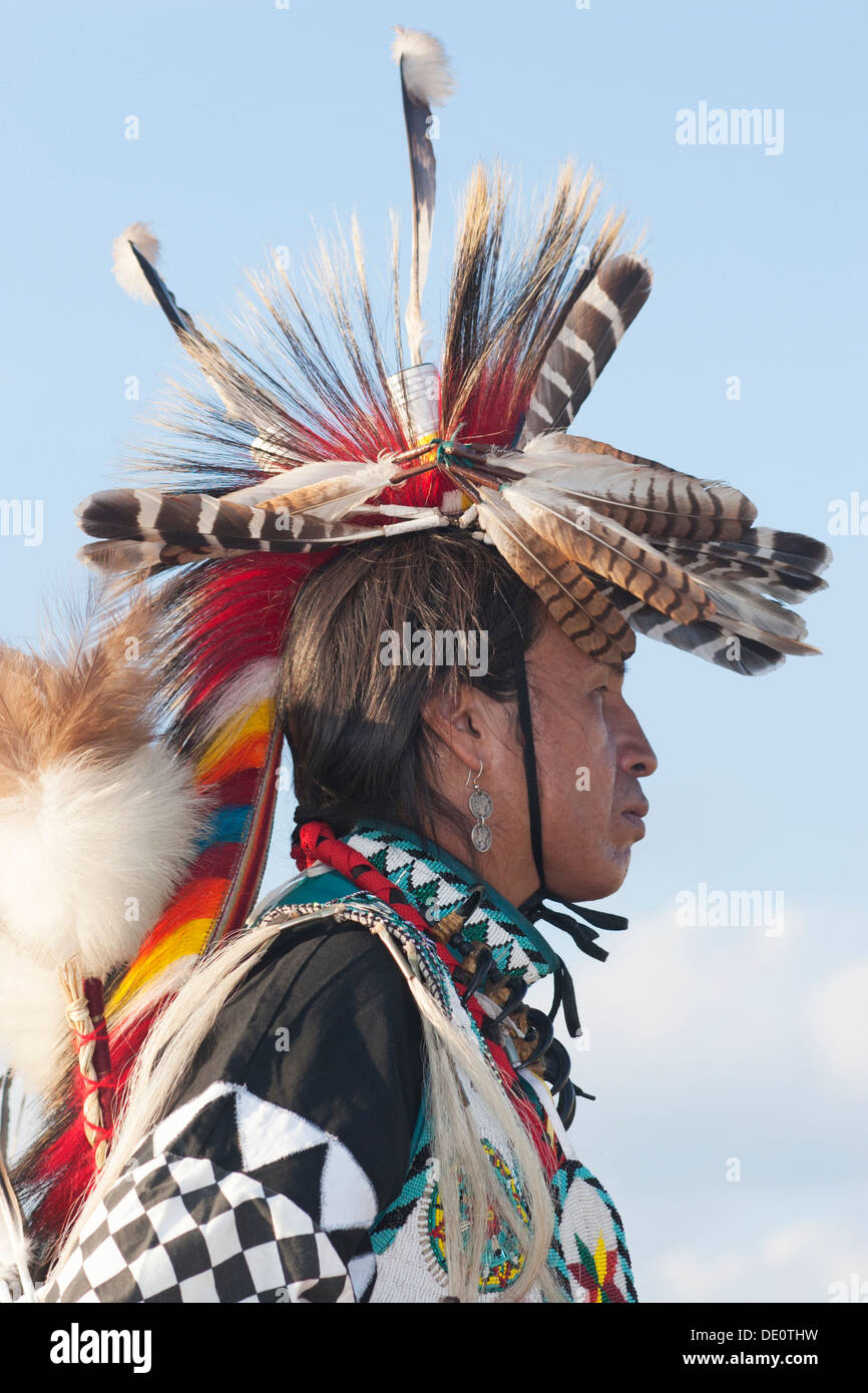 Pow Wow Regalia Profile High Resolution Stock Photography and Images ...