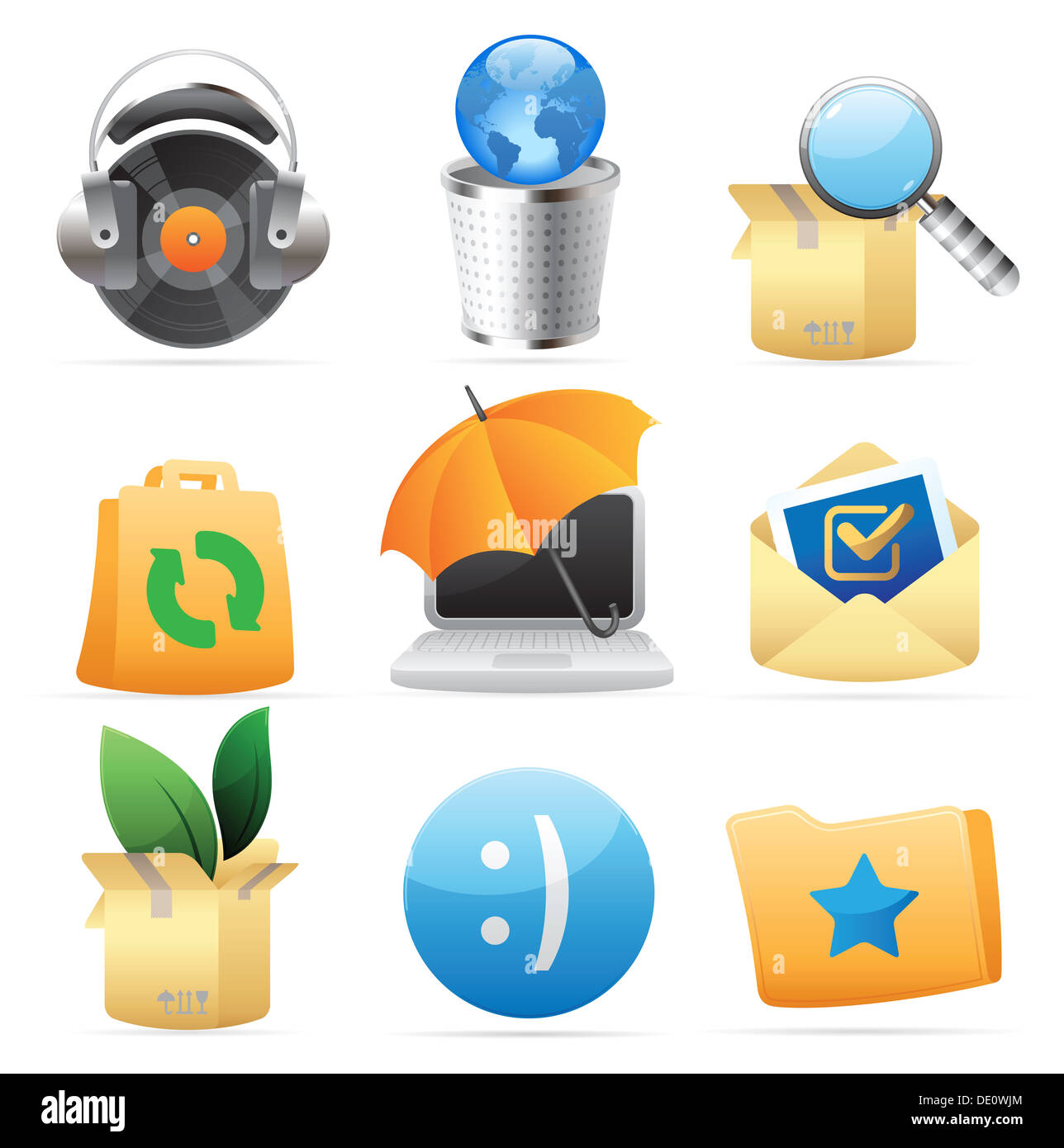 Icons for concepts and metaphor Stock Photo - Alamy