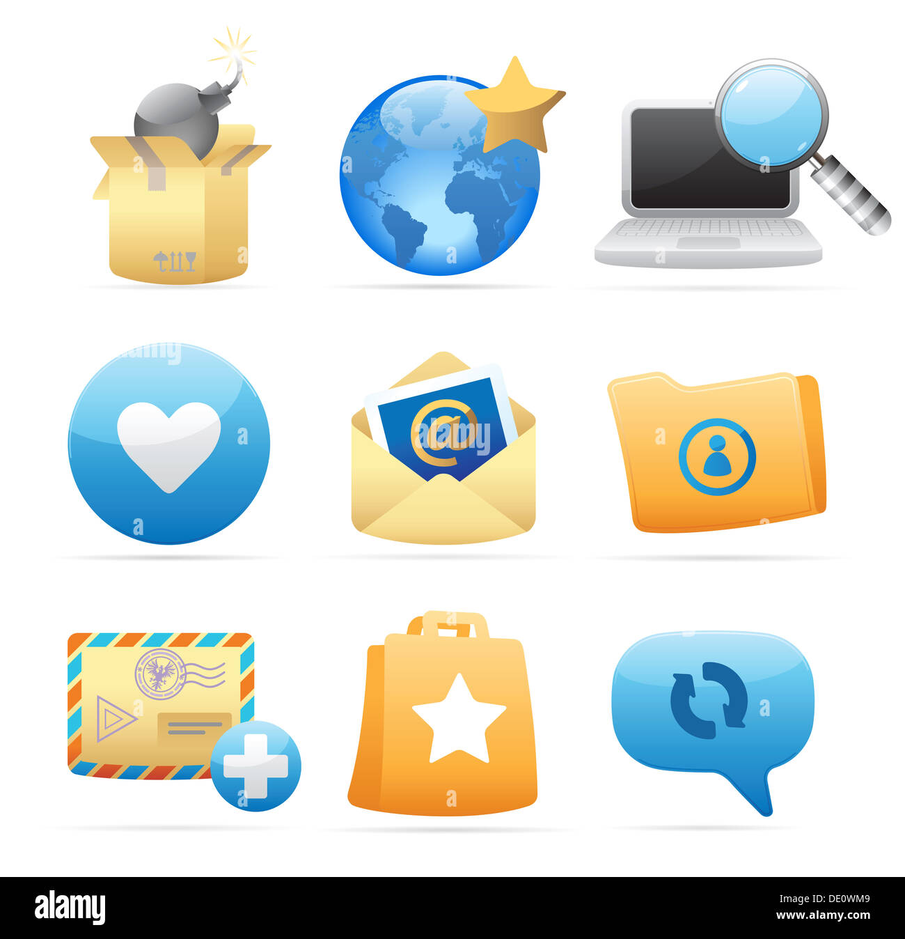 Icons for concepts and metaphor Stock Photo - Alamy