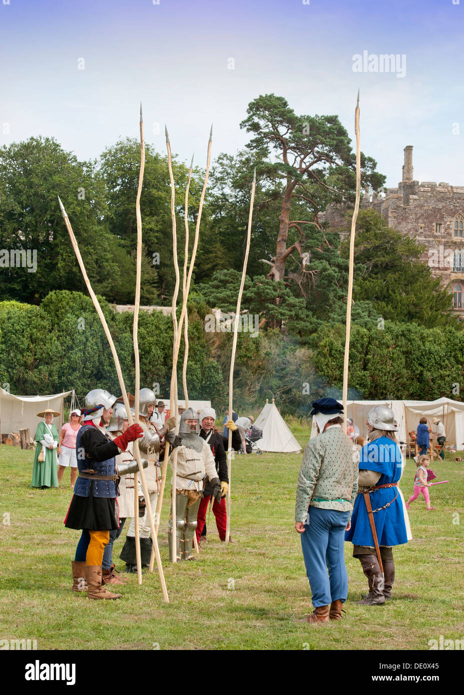 The 'Berkeley Skirmish' medieval re-enactments at Berkeley Castle near ...