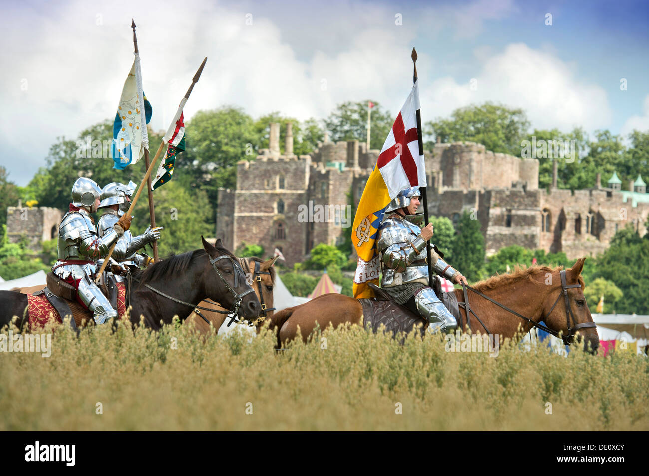 The 'Berkeley Skirmish' medieval reenactments at Berkeley Castle near ...